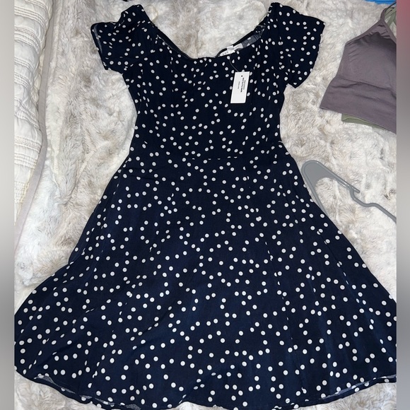 Socialite | Dresses | Socialite Dress Off Shoulder Or On Navy Blue ...